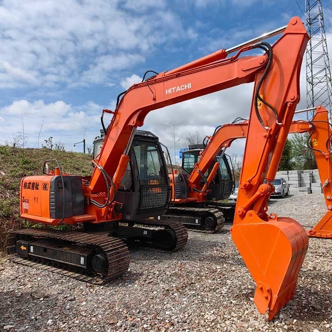 Used Original Excavator HItachi ZX80 Compact Crawl Excavator 0.28m3 ...