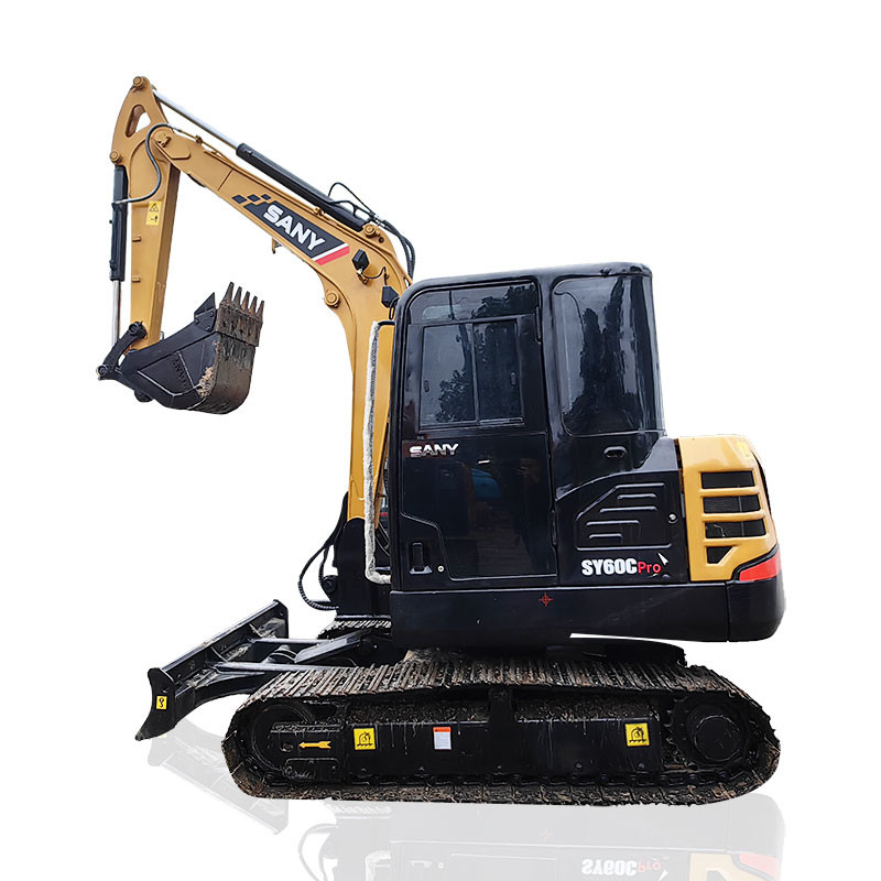 SANY SY60 Used Crawler Excavator 36kw Rated Power Small Size Digger ...